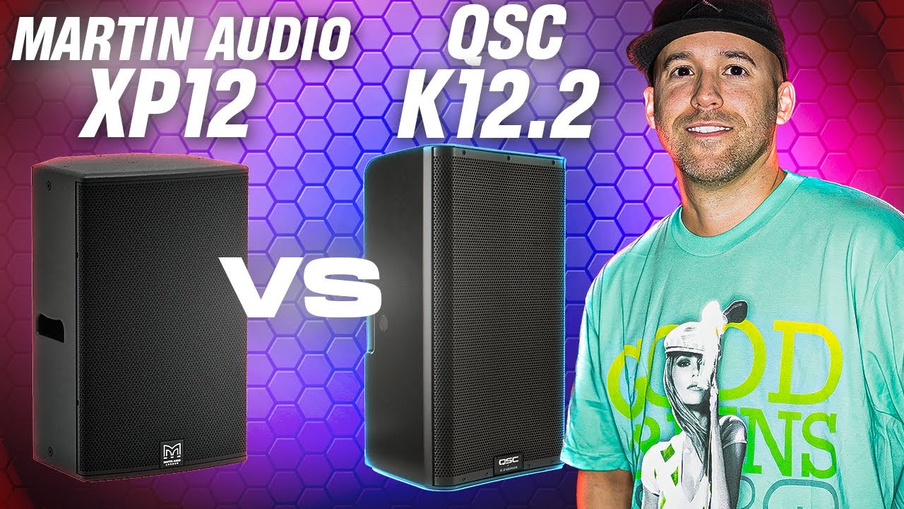 QSC K12.2 upgrading to Martin Audio XP12 - YouTube