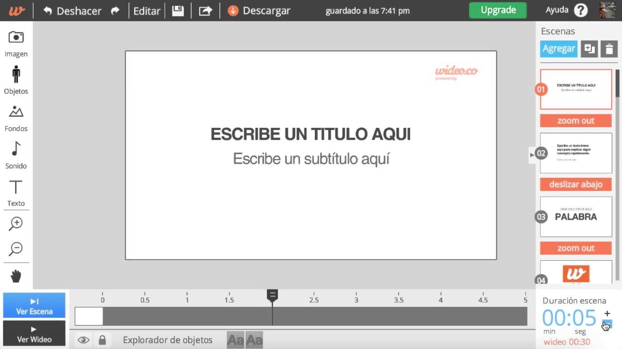 Comenzar a hacer un video animado por medio de plantillas - YouTube