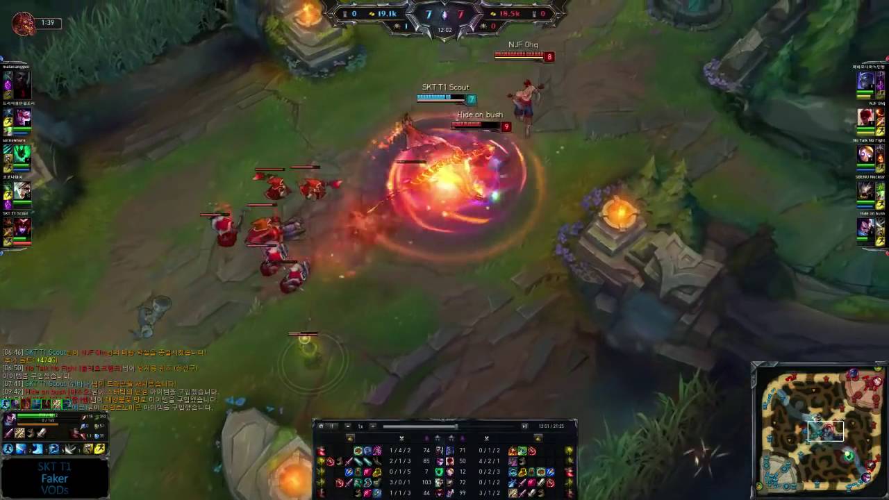 Faker stream - Hide On Bush - League Of Legends - YouTube