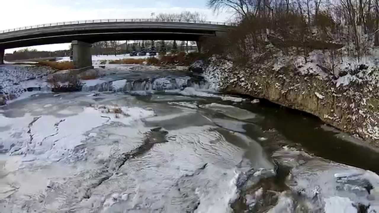 Fly over Cannon Falls - YouTube