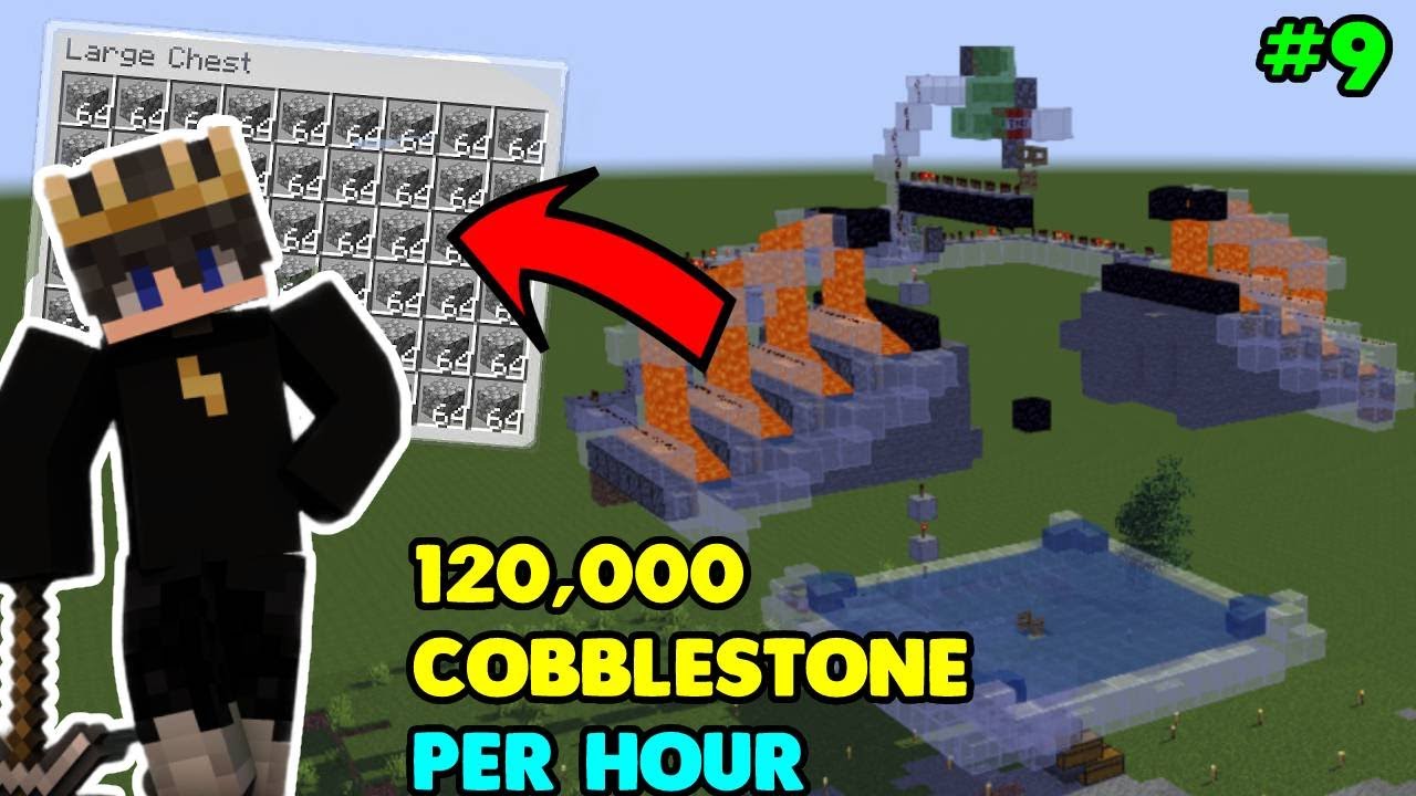 I Made Largest *COBBLESTONE FARM* In Minecraft Survival | 2R Gaming ...