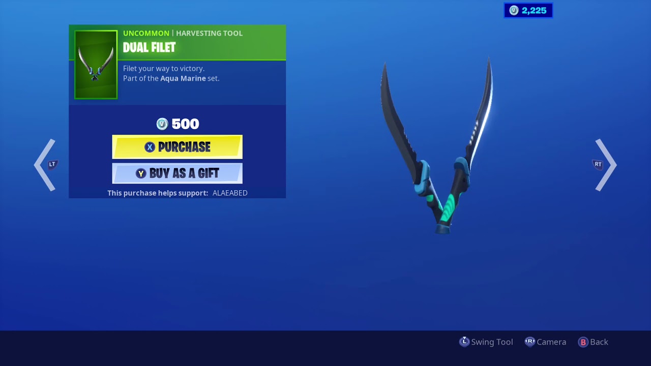 *NEW* DUAL FILLET DUAL-PICKAXE IN FORTNITE! - YouTube