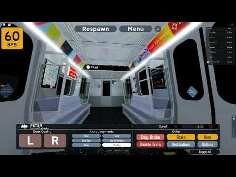 Roblox Train EP.23 PTA Subway Callaghan Lines PST-5R Train Sever 53 Street To Ridgeworth Island ...