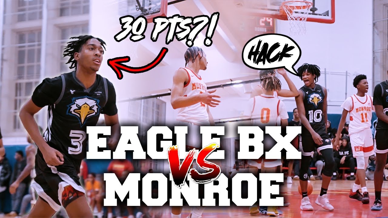 BRONX RIVALS FACE OFF AND GET PHYSICAL 🍿Eagle Bronx visit James Monroe ...