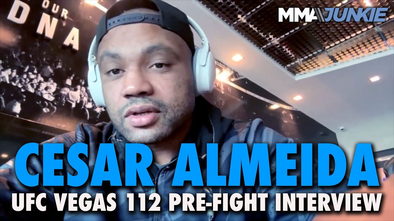 UFC on ESPN 73: Cesar Almeida on training with 'crazy' Sean Strickland