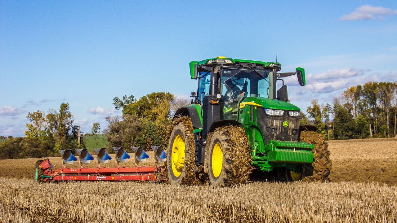 ORBA 2023 I JOHN DEERE 7R310 & KVERNELAND PB100 - YouTube