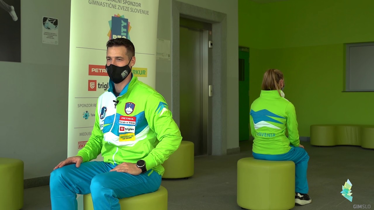 Igre gimnastičnih prestolov: Zala Trtnik in Urban Sever - YouTube