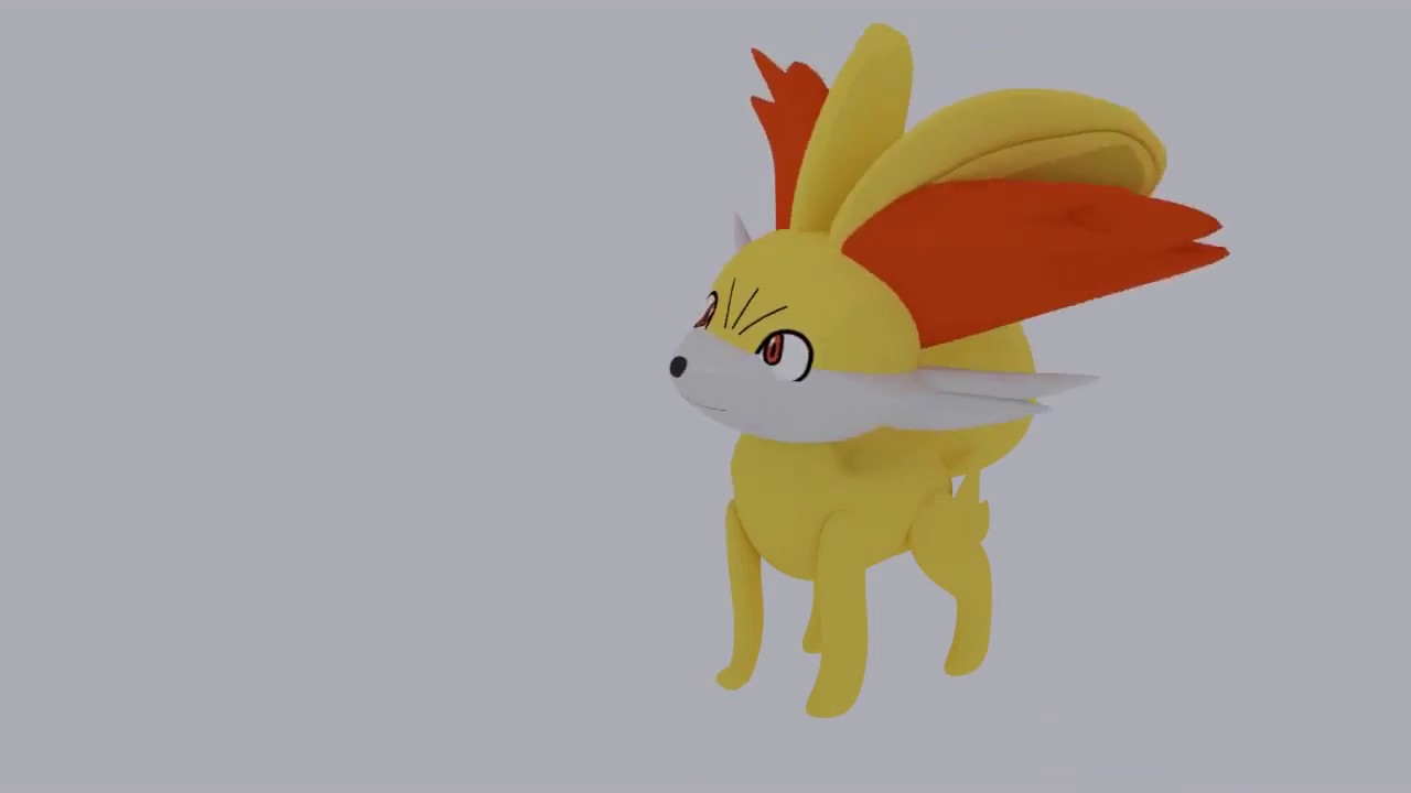 [3D] timelapsed rigging of a Fennekin model from scratch (no commentary ...