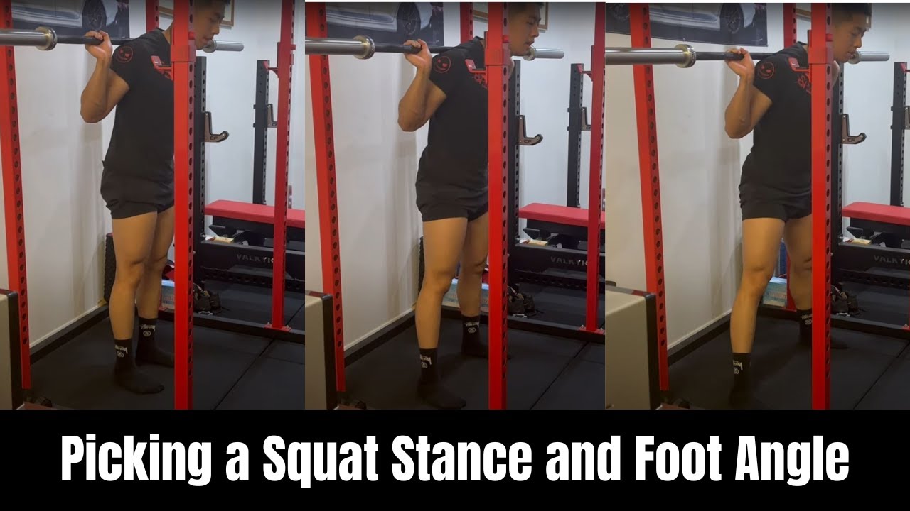 Stance Width and Feet Angle for Squats - YouTube