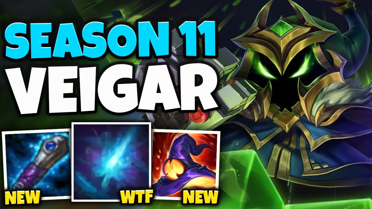 THE NEW AP ITEMS MAKE VEIGAR DO LEGIT TRUE DAMAGE! SEASON 11 VEIGAR IS ...