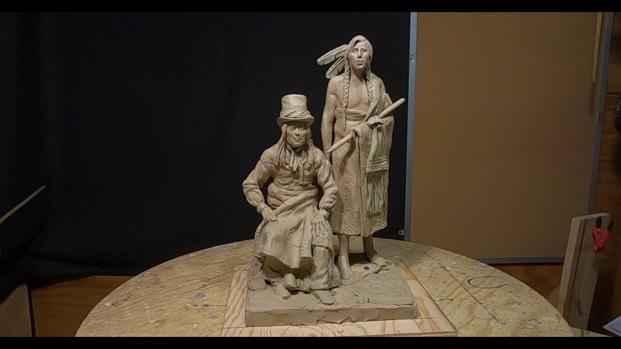 SITTING FOR THE SHADOW CATCHER Finishing up the Clay For Now - YouTube