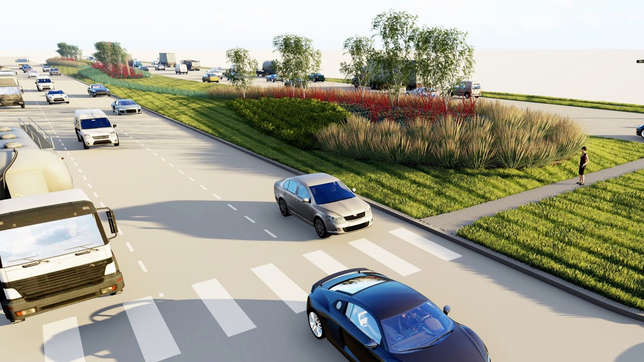 Mound Road Project Underway! - YouTube