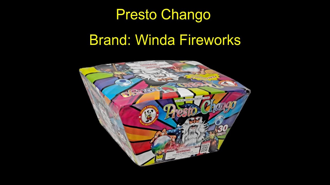 Presto Chango Winda Fireworks - YouTube
