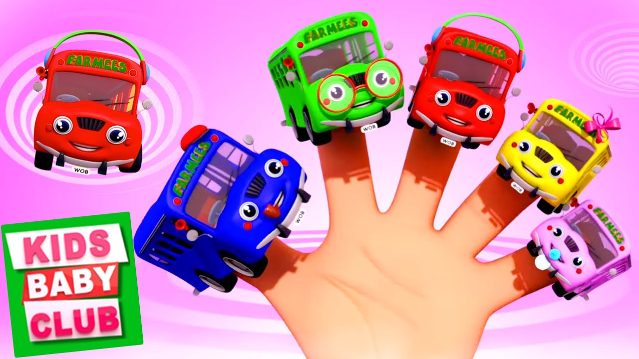 Bus Finger Family | Nursery Rhymes & Kids Songs | Children's Music ...