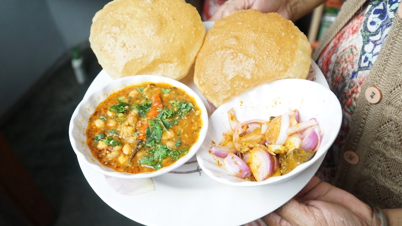 Cooking White channe and puri | Chole puri recipe - YouTube