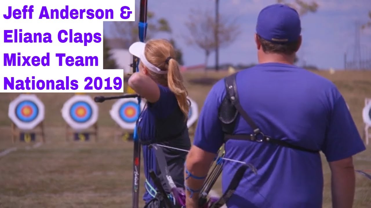 Jeff Anderson And Eliana Claps Shooting Archery Mixed Team USA ...