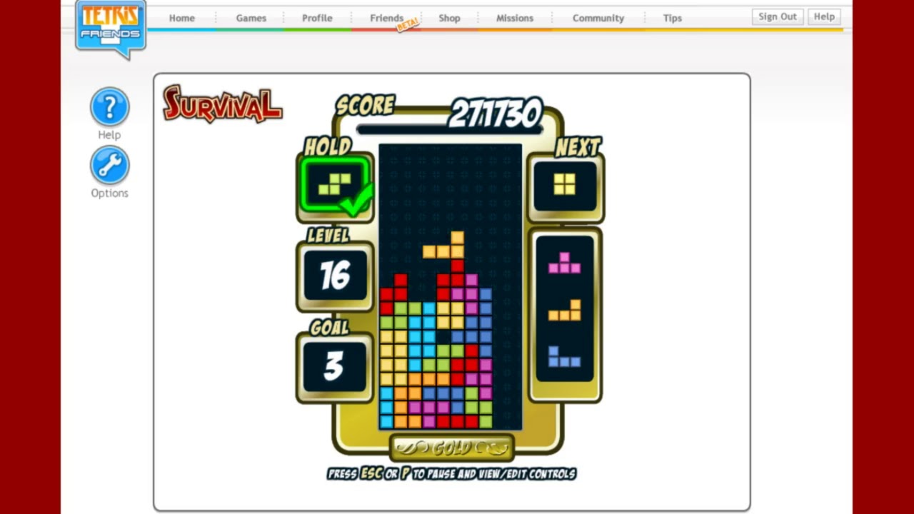 Tetris Friends Survival Level 20 Cleared - YouTube