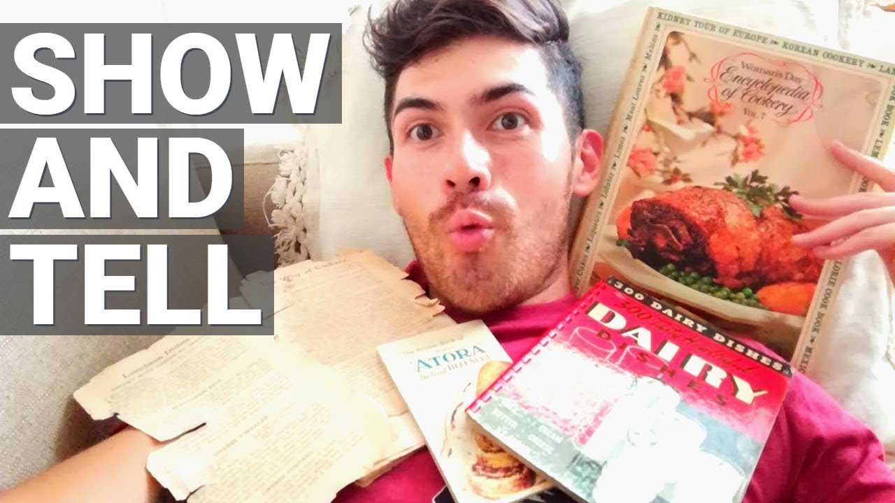 Vintage Cookbook Show & Tell - How I find cookbooks and recipes - YouTube