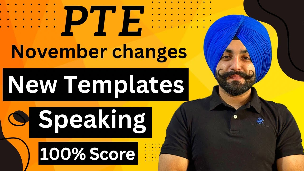 PTE speaking new templates, old templates working or not, 4th November ...