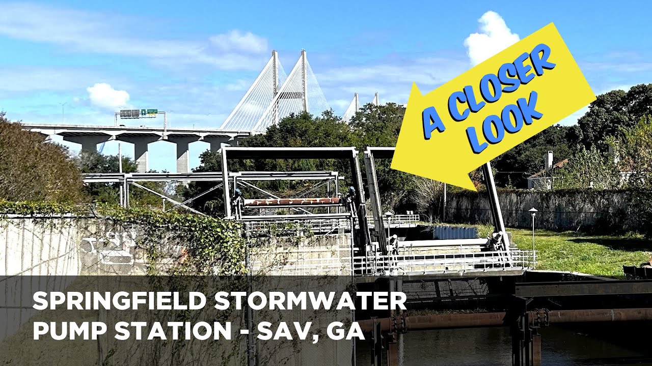 Springfield Canal Stormwater Pump Station - A Closer Look - YouTube