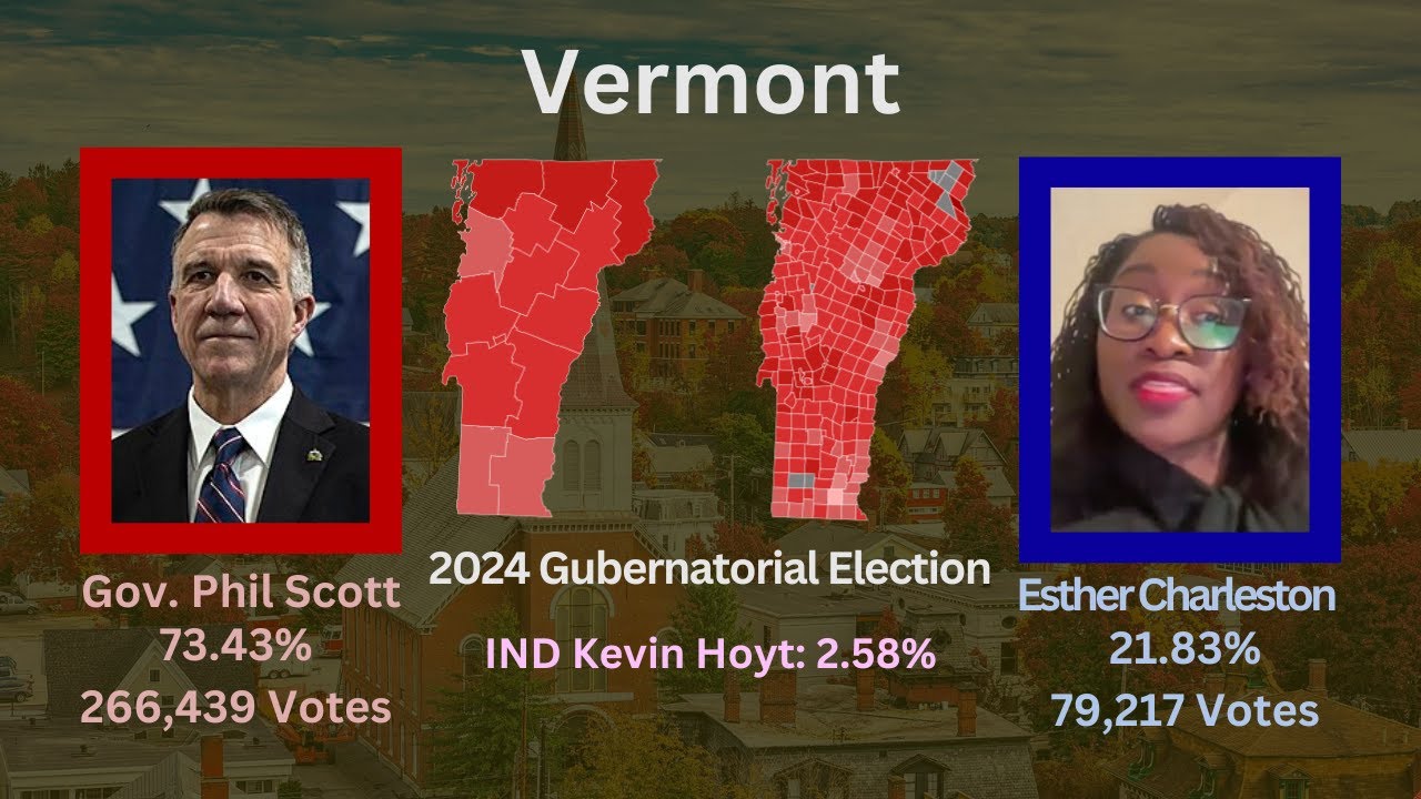 Vermont Gubernatorial Elections 1976-2024 - YouTube