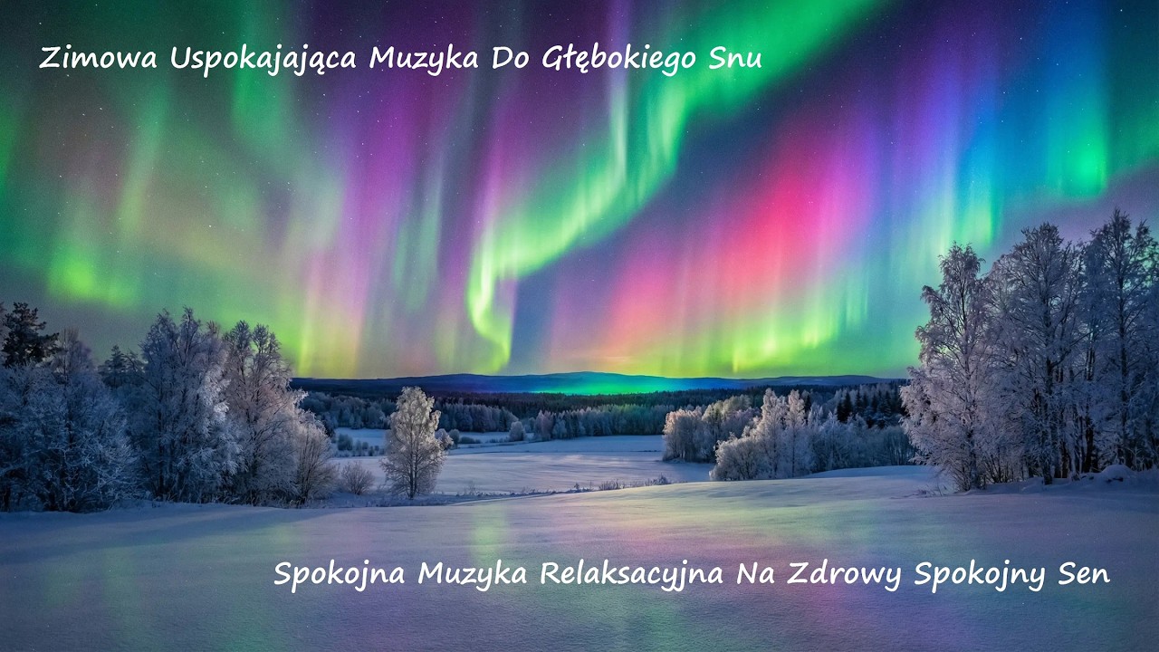 Zimowa Uspokajająca Muzyka Do Głębokiego Snu ♫ Spokojna Muzyka ...