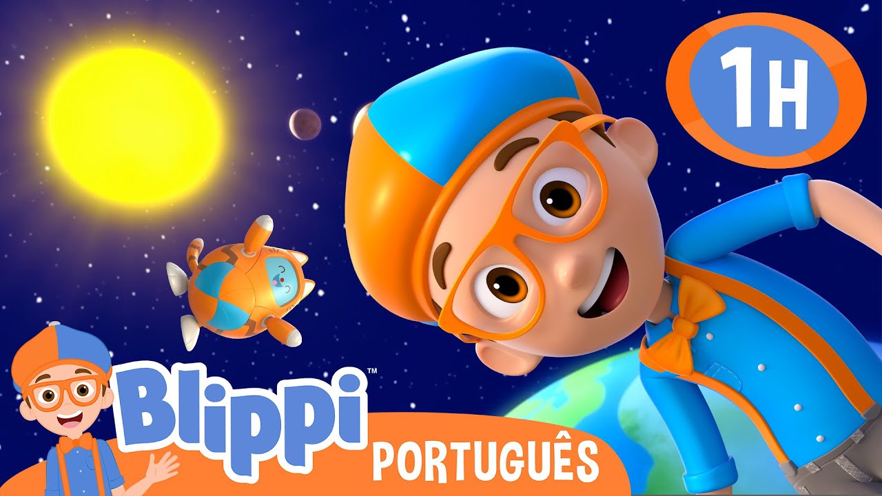 Blippi Explora os Planetas do Sistema Solar! | 1 HORA DO BLIPPI ...