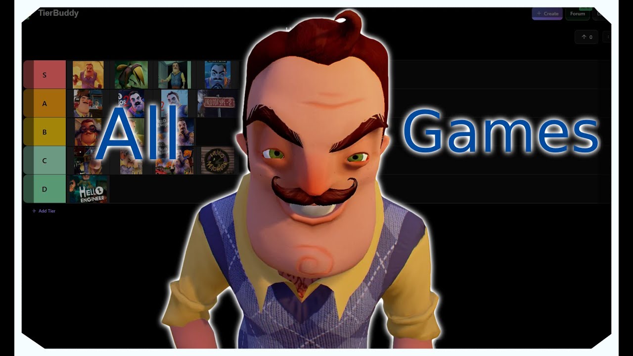 Ranking All Hello Neighbor Games... (kind of) - YouTube
