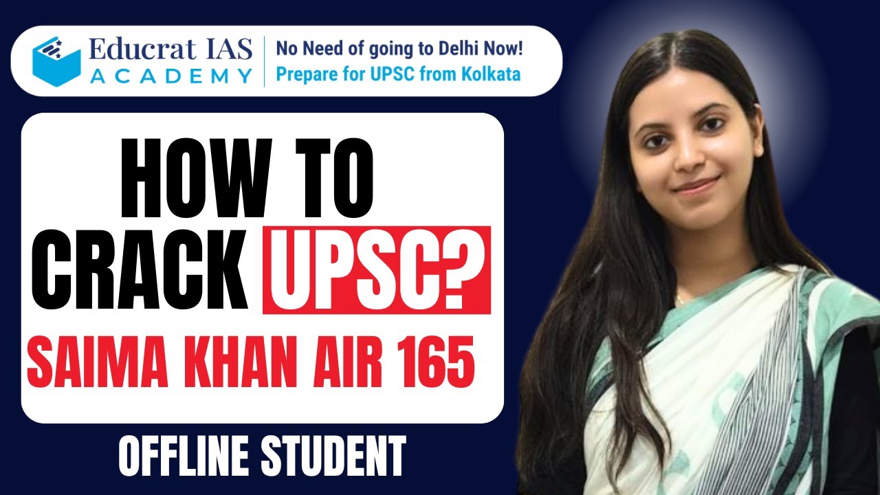 Topper’s Seminar | Saima Khan | AIR 165 UPSC 2023 | Offline Classroom ...