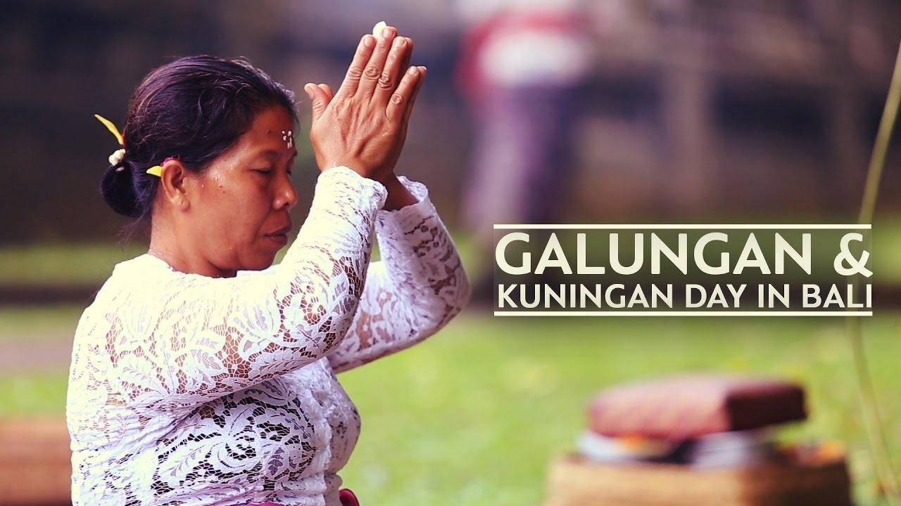 THE GALUNGAN & KUNINGAN DAY IN BALI #BaliGoLiveCulture - YouTube