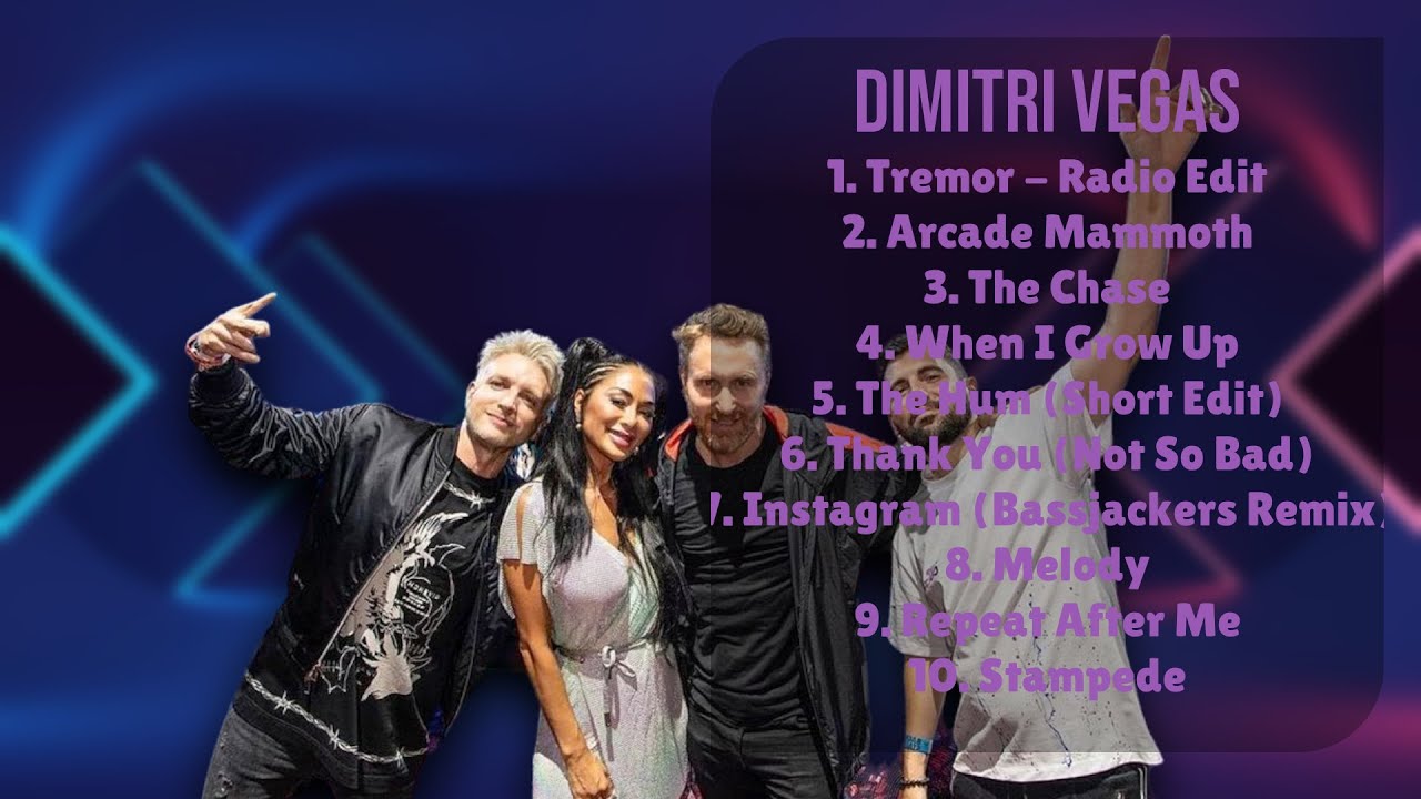 Dimitri Vegas-Chart-toppers that resonated in 2024-Prime Hits Lineup ...