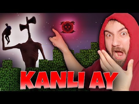 SİREN KAFA EVİMİZE SALDIRDI | MİNECRAFT KANLI AY SURVİVAL #2 | HAN KANAL GİTARİSTV