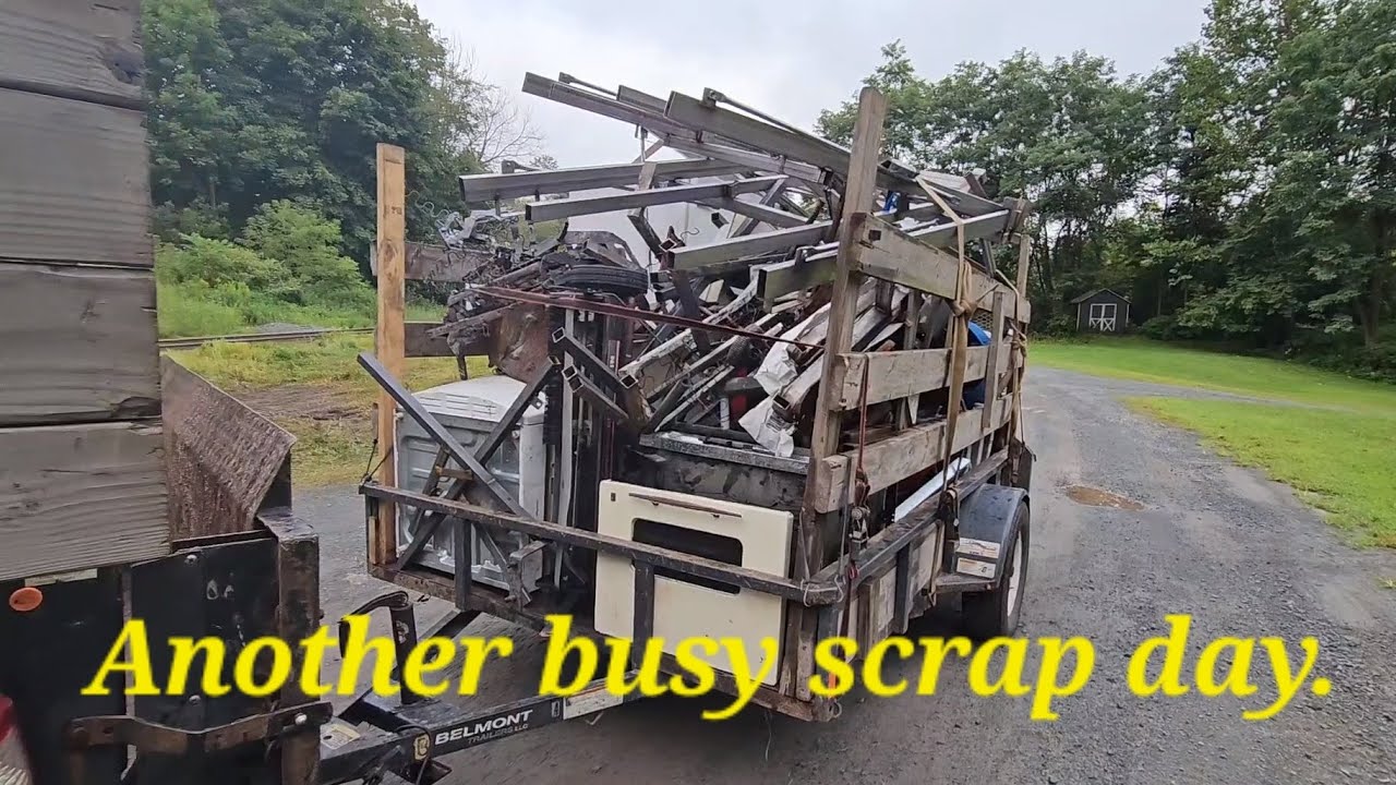 Scrap metal adventures. There has to be an easier way? - YouTube