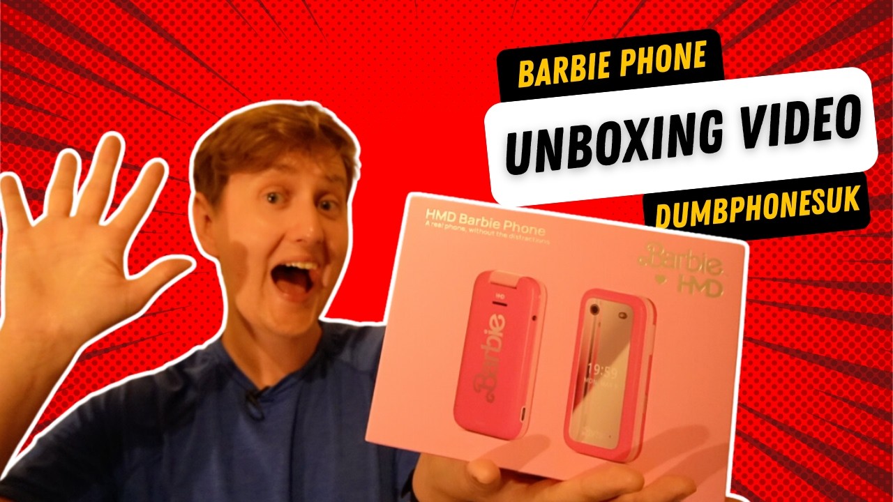 📦 Unboxing FLIP Barbie Dumbphone 📦 HI BARBIE! || Barbie HMD Nokia 2660 ...