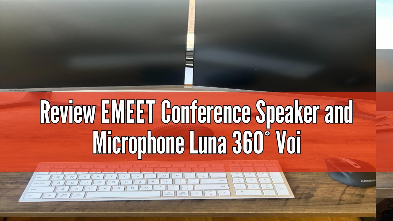 Review EMEET Conference Speaker and Microphone Luna 360° Voice Pickup w ...