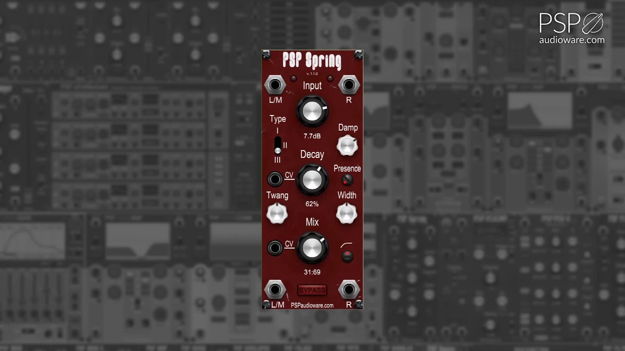 PSP Spring for Voltage Modular. - YouTube
