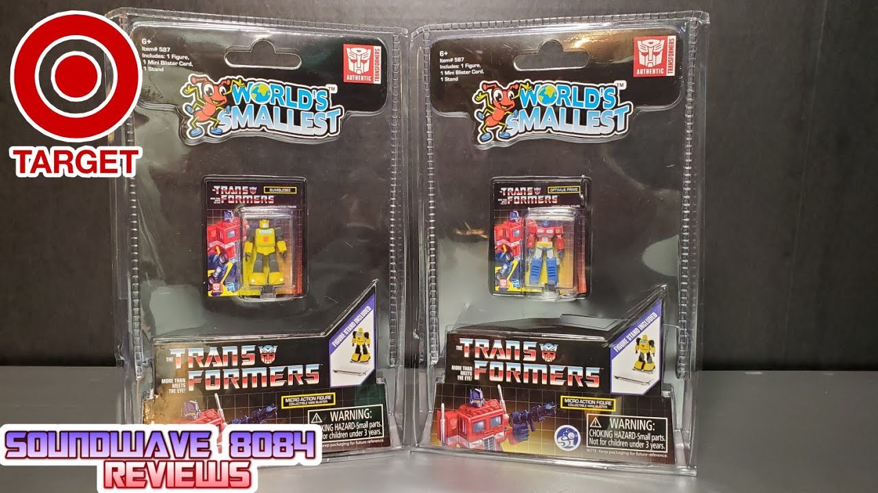 World's Smallest Transformers Optimus Prime & Bumblebee Review by ...