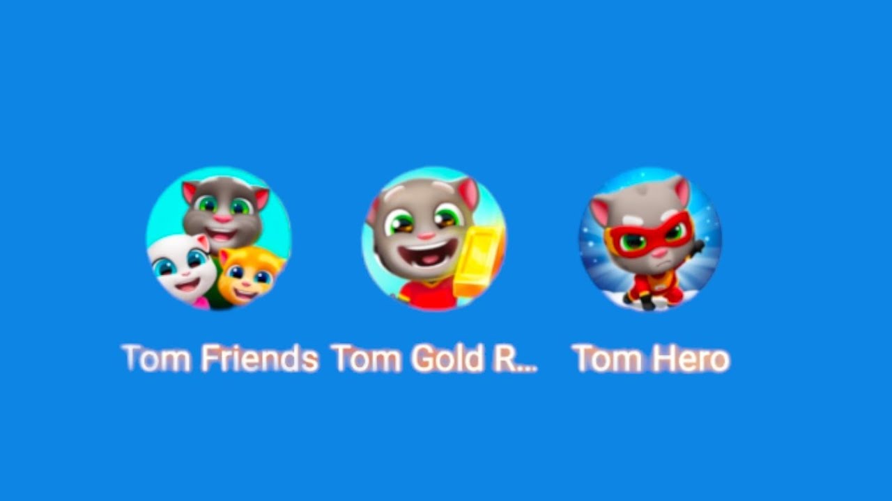 My Talking tom friends/Talking Tom Gold Run/Talking Tom Hero Dash/Best game play - YouTube