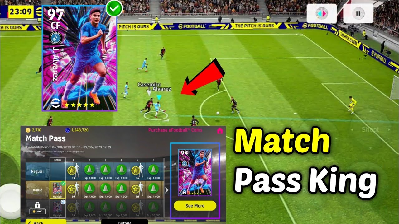 Match Pass j. Alvarez Review 97 Rated - Best CF SS and RWF - efootball ...