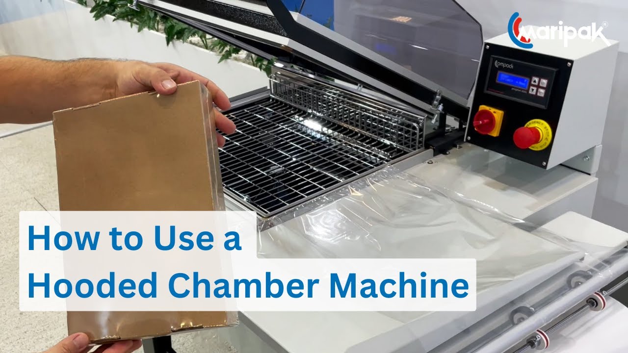 How to Use a Hooded Chamber Machine? | COMPACK Manual L Sealer Shrink ...