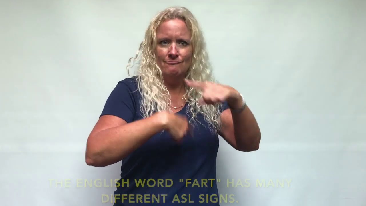 Farts Make Noise ASL sign clip - YouTube