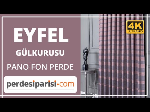 Eyfel Gülkurusu Pano Fon Perde (4K) PerdeSiparisi.com