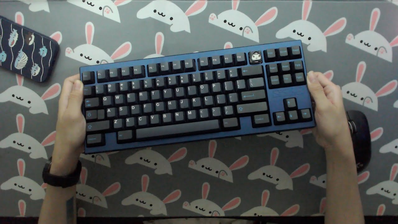 JJW Cloudline TKL with lubed OP Blacks Typing Sounds (top) - YouTube