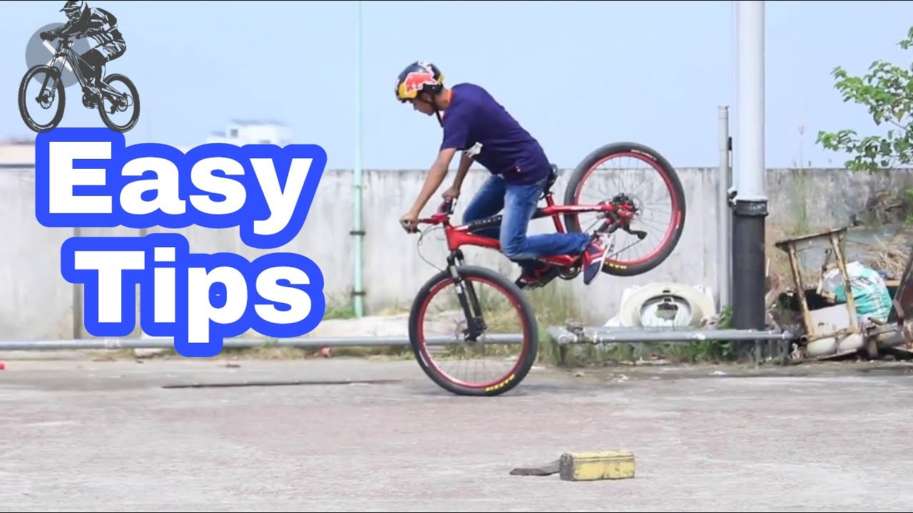 How To Stoppie A MTB Or Hardtail . - YouTube
