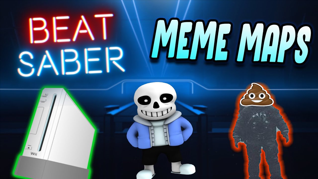 The Funniest Beat Saber Meme Maps - YouTube