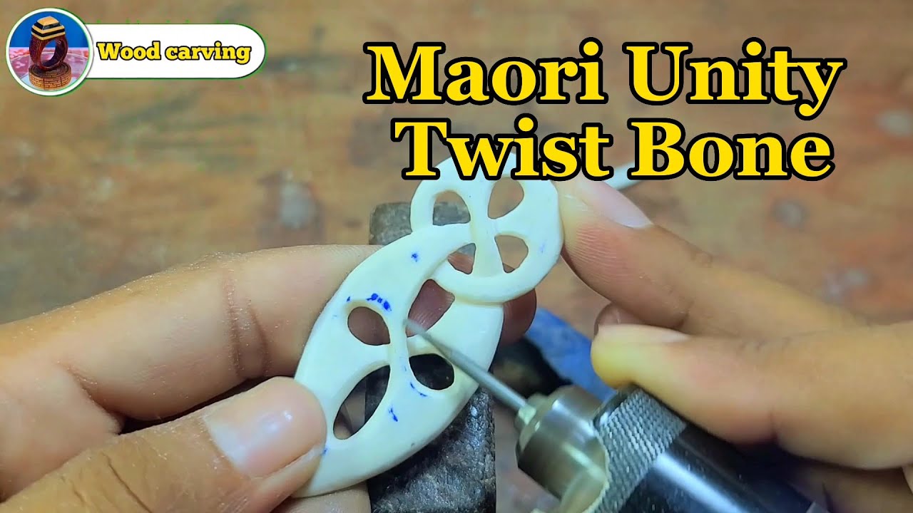 Maori Unity Twist Bone sculpture.#woodcarving - YouTube
