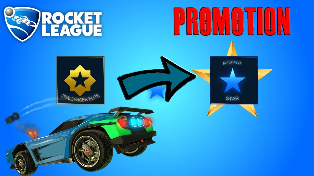 Journey: Getting Promoted To RISING STAR! [Rocket League] - YouTube