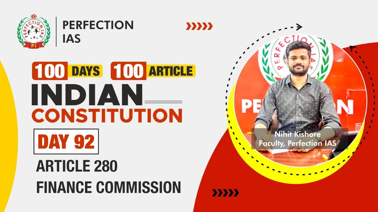 Day 92, Article 280 ,100 Days 100 Articles #bpscprelims #bpsc # ...