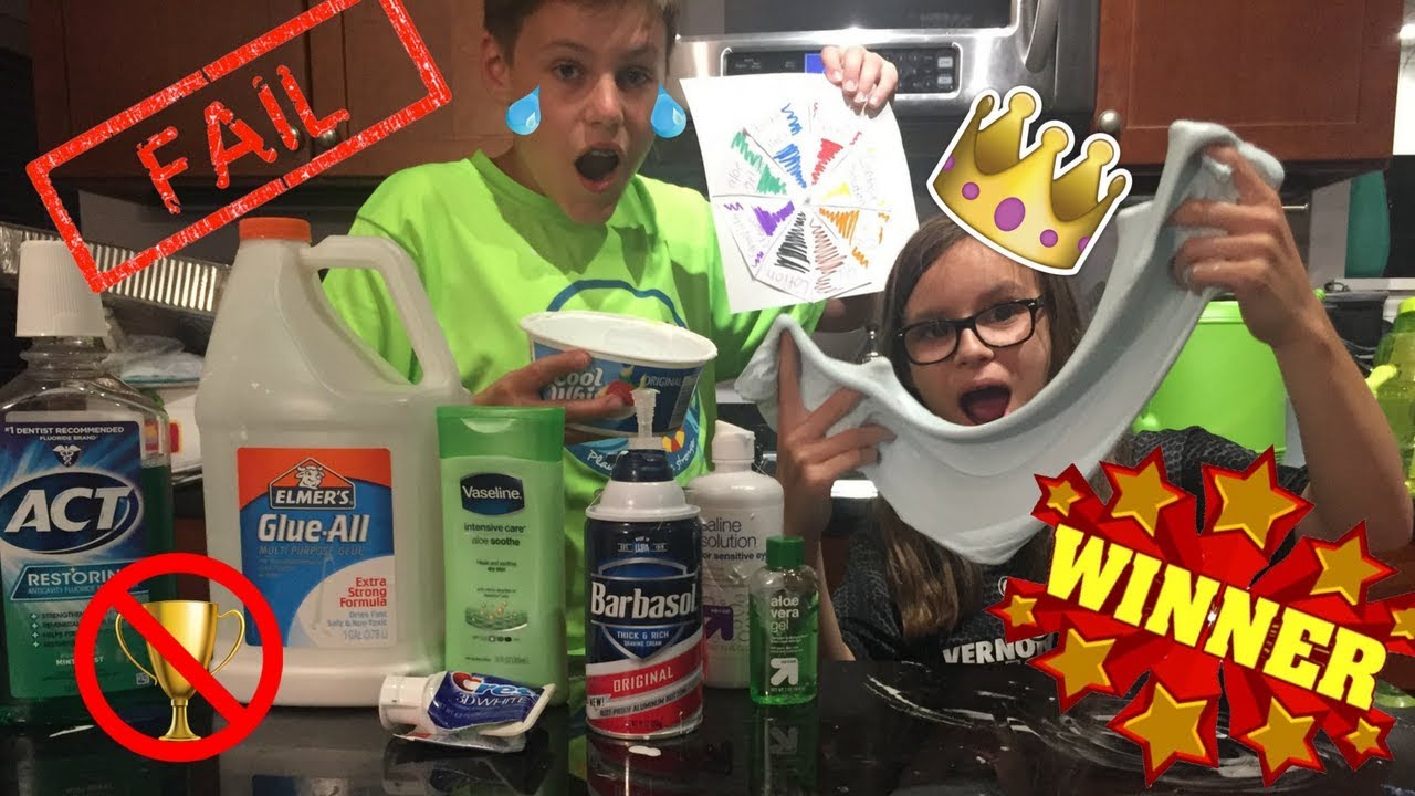 SPINNING WHEEL OF SLIME!! // challenge // - YouTube