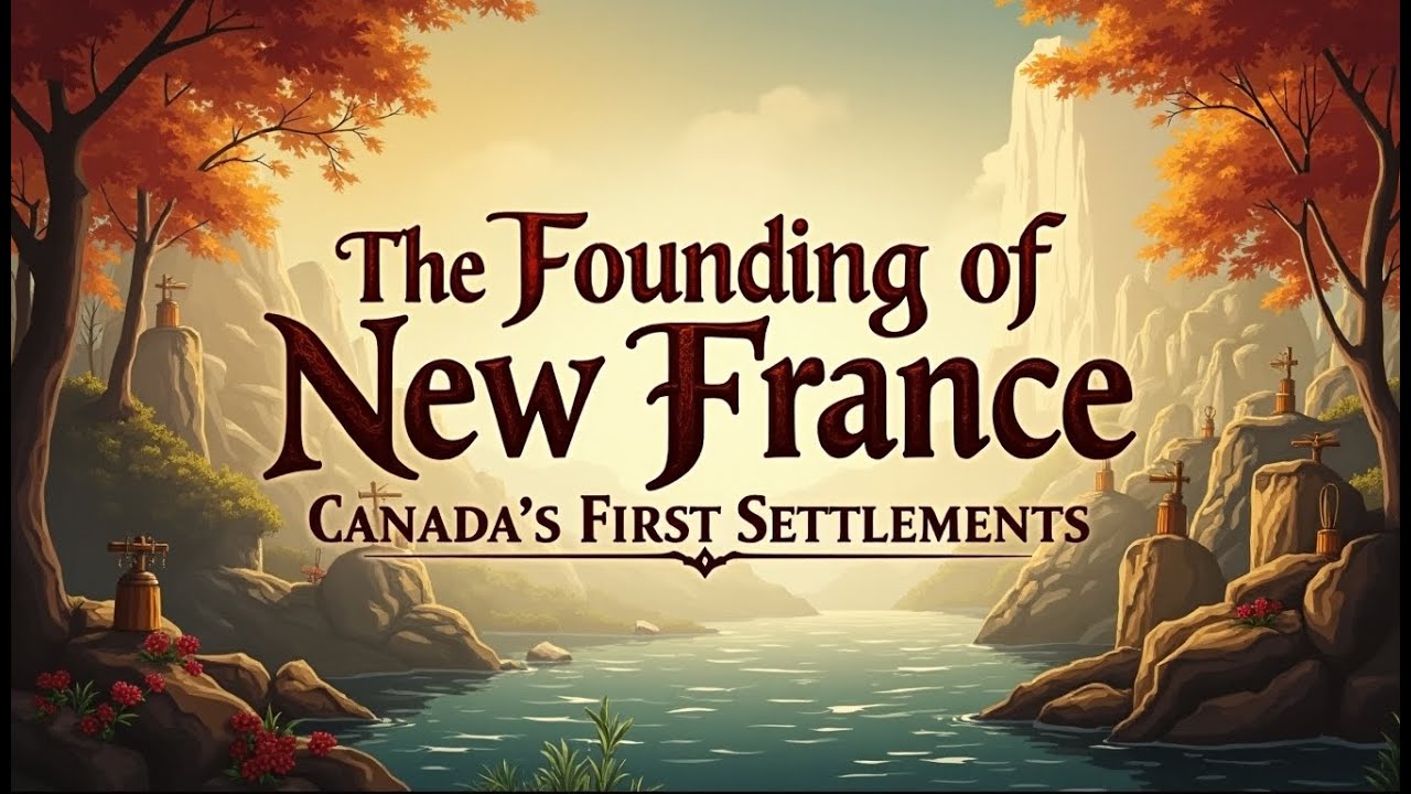 The Founding of New France Canada's First Settlements - YouTube